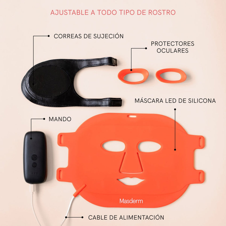 LED Mask Device | Dispositivo facial de Terapia LED – Masderm Cosmética